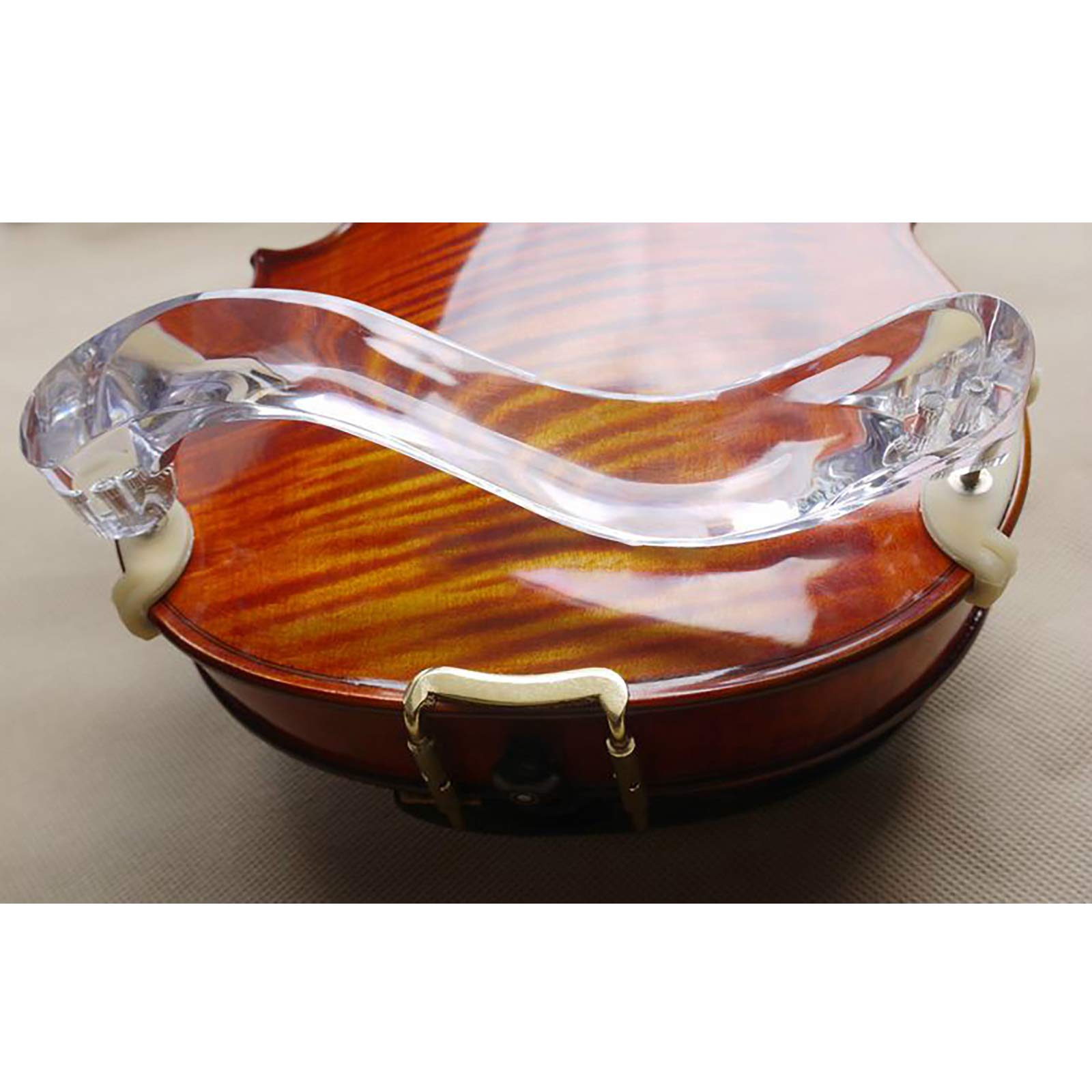 Meech Transparent Crystal Violin Shoulder Rest, Suitable for 4/4-3/4 Size Fiberglass Shoulder Rest