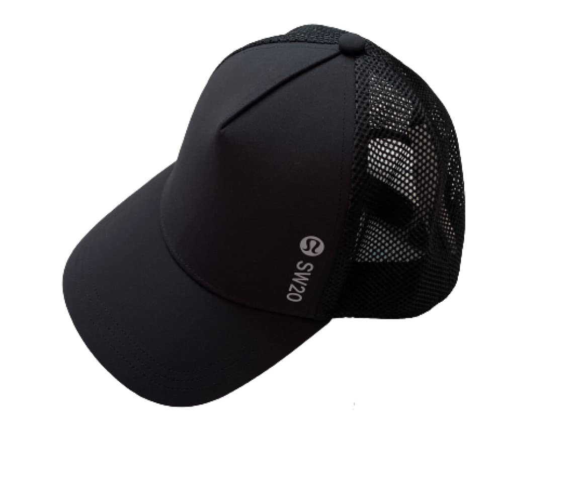lululemon Seawheeze 2020 Unisex Hat (Black/Illusionary White Black, XS/S)
