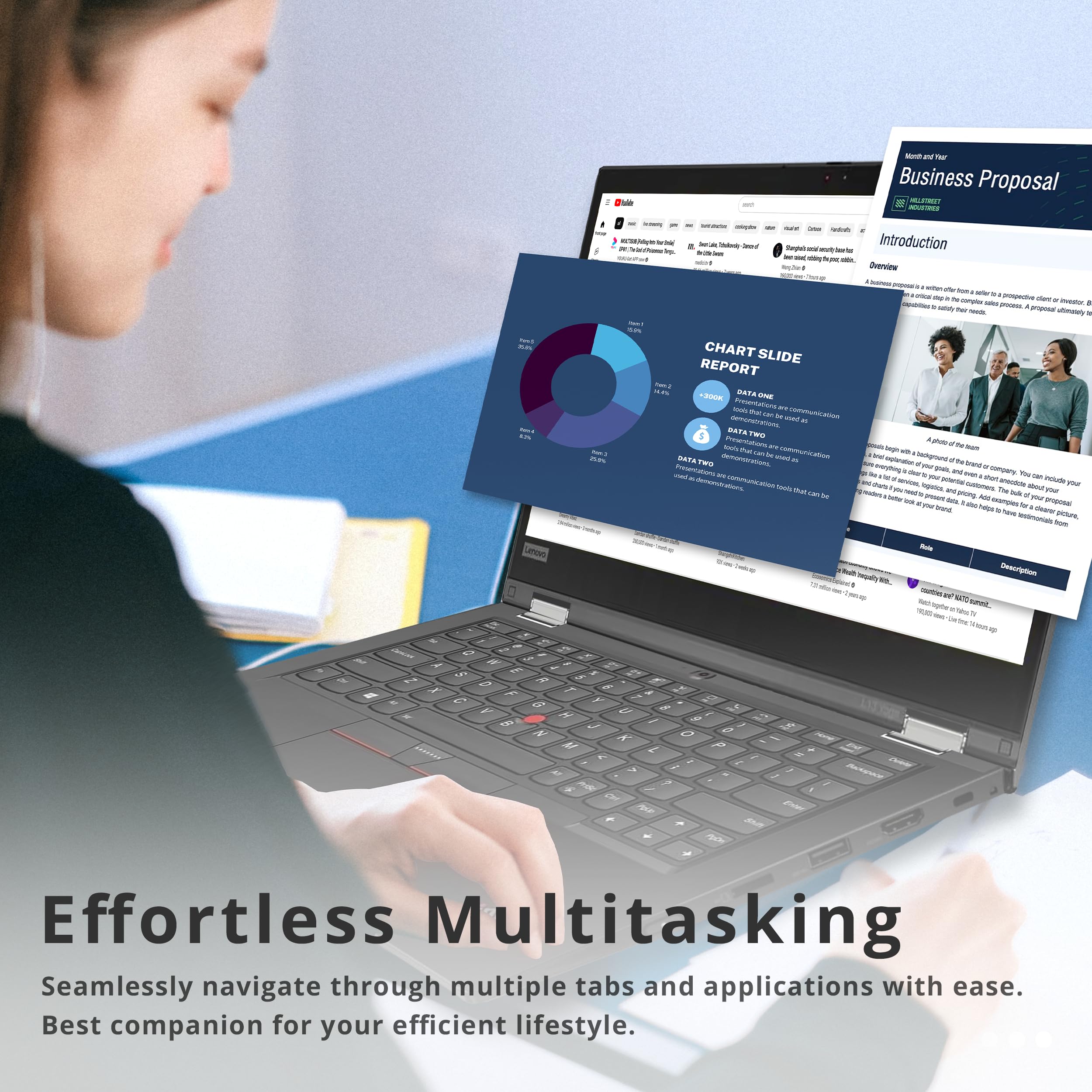 Lenovo ThinkPad L13 Yoga 2-in-1 13.3" FHD Touchscreen Laptop, Intel i5-1145G7, 16GB RAM, 2TB SSD, Intel Iris Xe Graphics, Fingerprint Reader, Backlit Keyboard, Win 11 Pro, Black, 32GB USB Card