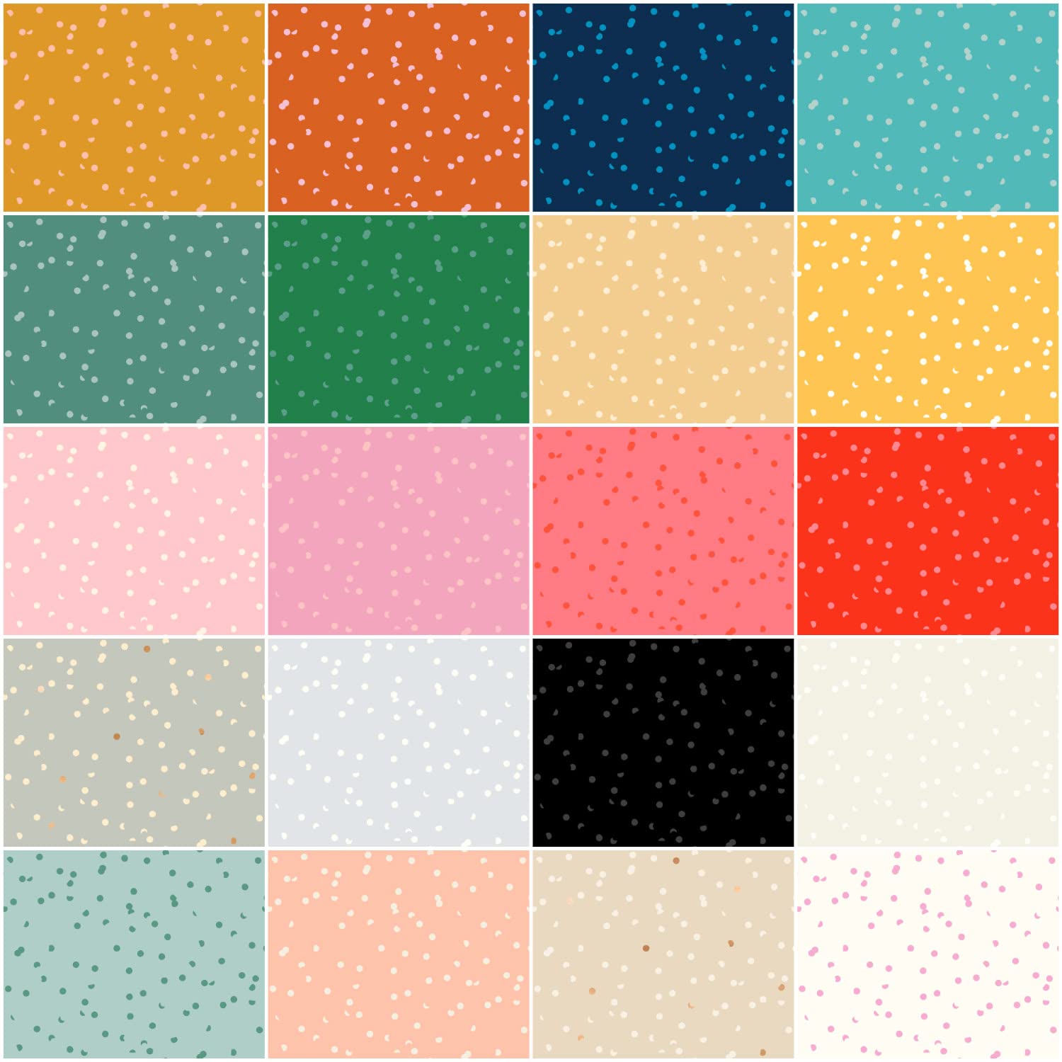 Kim Kight Hole Punch Dots Jelly Roll 40 2.5-inch Strips Ruby Star Society RS3025JR