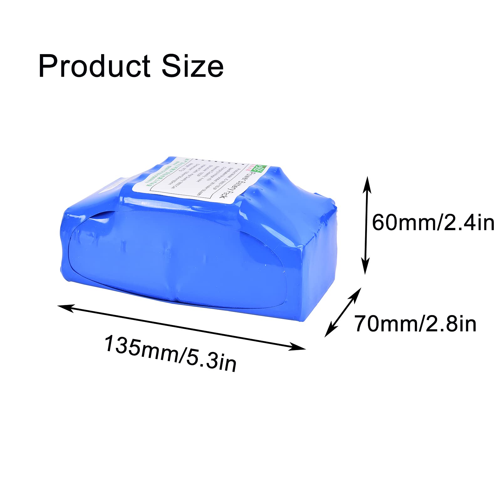 MeiMeiDa 36V 4.4AH Lithium Li-ion Battery Replacement