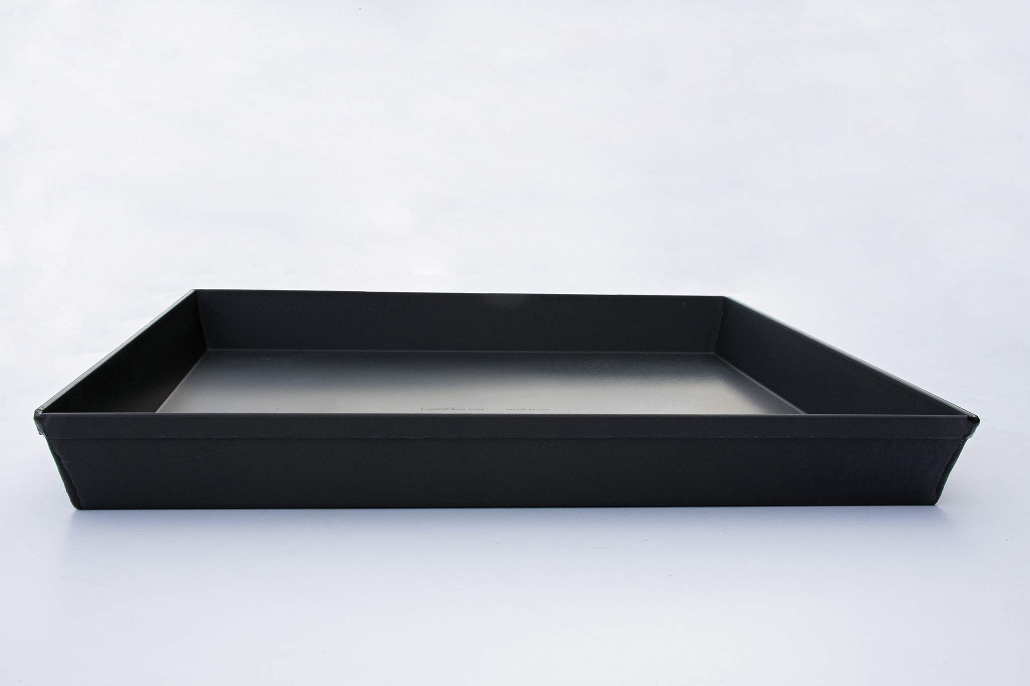LloydPans 14x14x1.5 inch Sicilian Style Pizza Pan, Pre-Seasoned