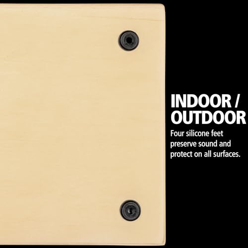 Meinl Percussion Jam Pickup Cajon Box Drum with Internal Snares and Electronics for Amp or PA System, Compact Size β Made in Europe β Play with Your Hands, Baltic Birch, 2-Year Warranty (PJC50B)