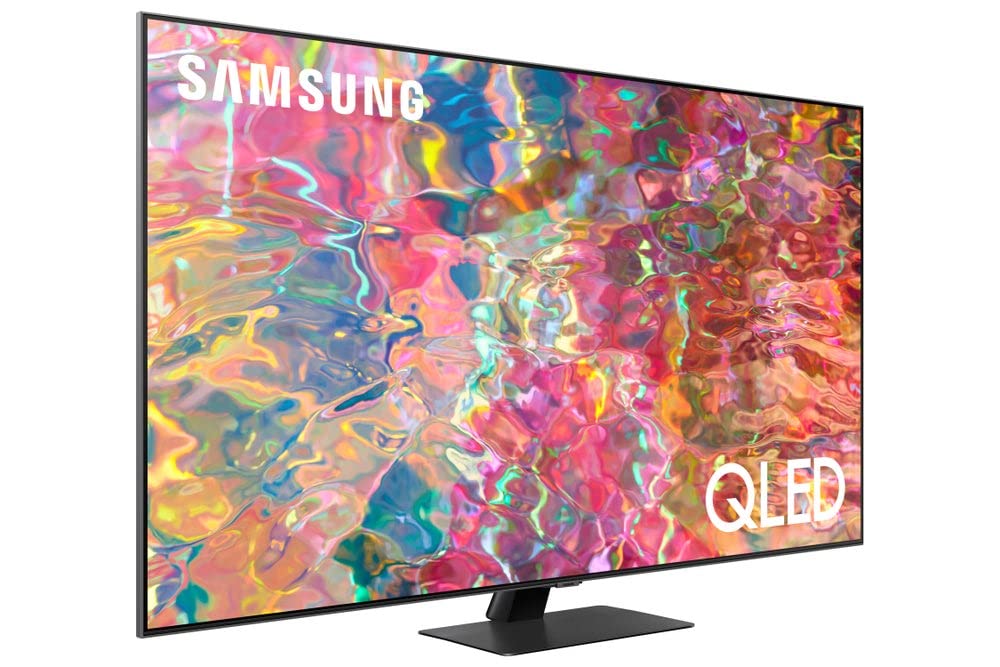 SAMSUNG QN55Q80BAFXZA 55" 4K Ultra HD Smart TV with a SteelSeries Stratus-Duo Controller with 2.4GHz and Bluetooth Options (2022)(USED)