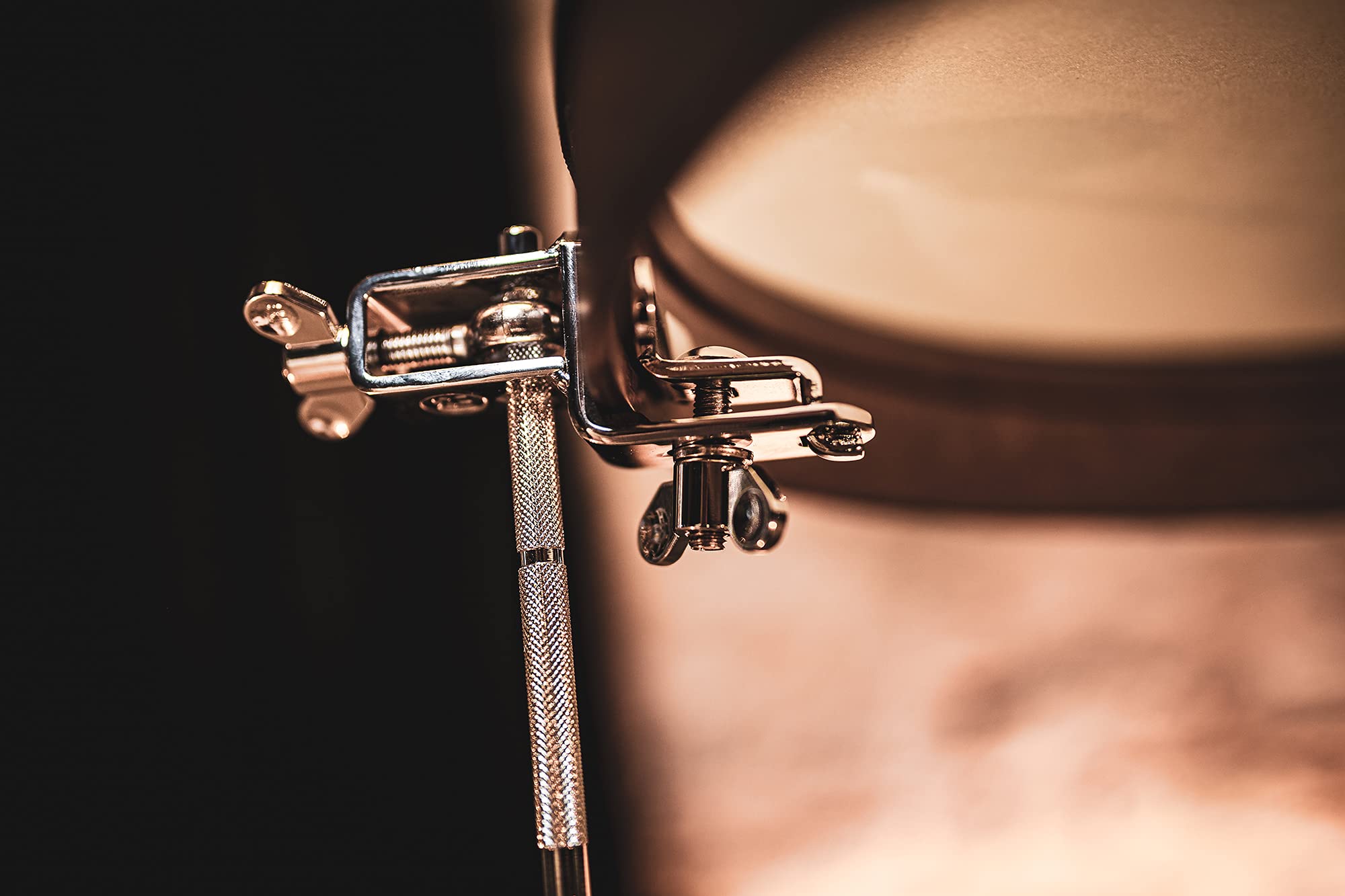 Meinl Percussion Frame Drum Holder, Standard Mount with Soft Foam Padding β NOT Made in China β Chrome Plated Steel, Also Fits Tambourines, 2-Year Warranty (MC-STFDH)