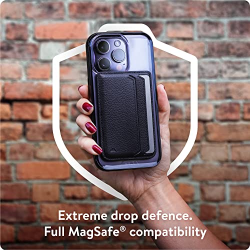 Mous MagSafe Suction Mount and iPhone 14 Plus Case Clear Clarity 2.0