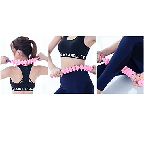 LUYIYI Flexible Gear Massage Stick Relax Roller Calf Muscle Relaxation Stick Massager Fascia Meridian Stick