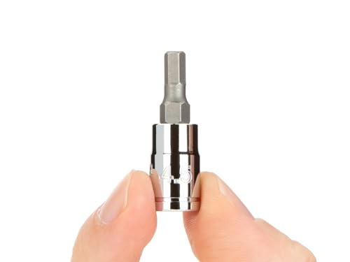 TEKTON 1/4 Inch Drive Hex Bit Socket Set, 10-Piece (2-8 mm) | SHB90102