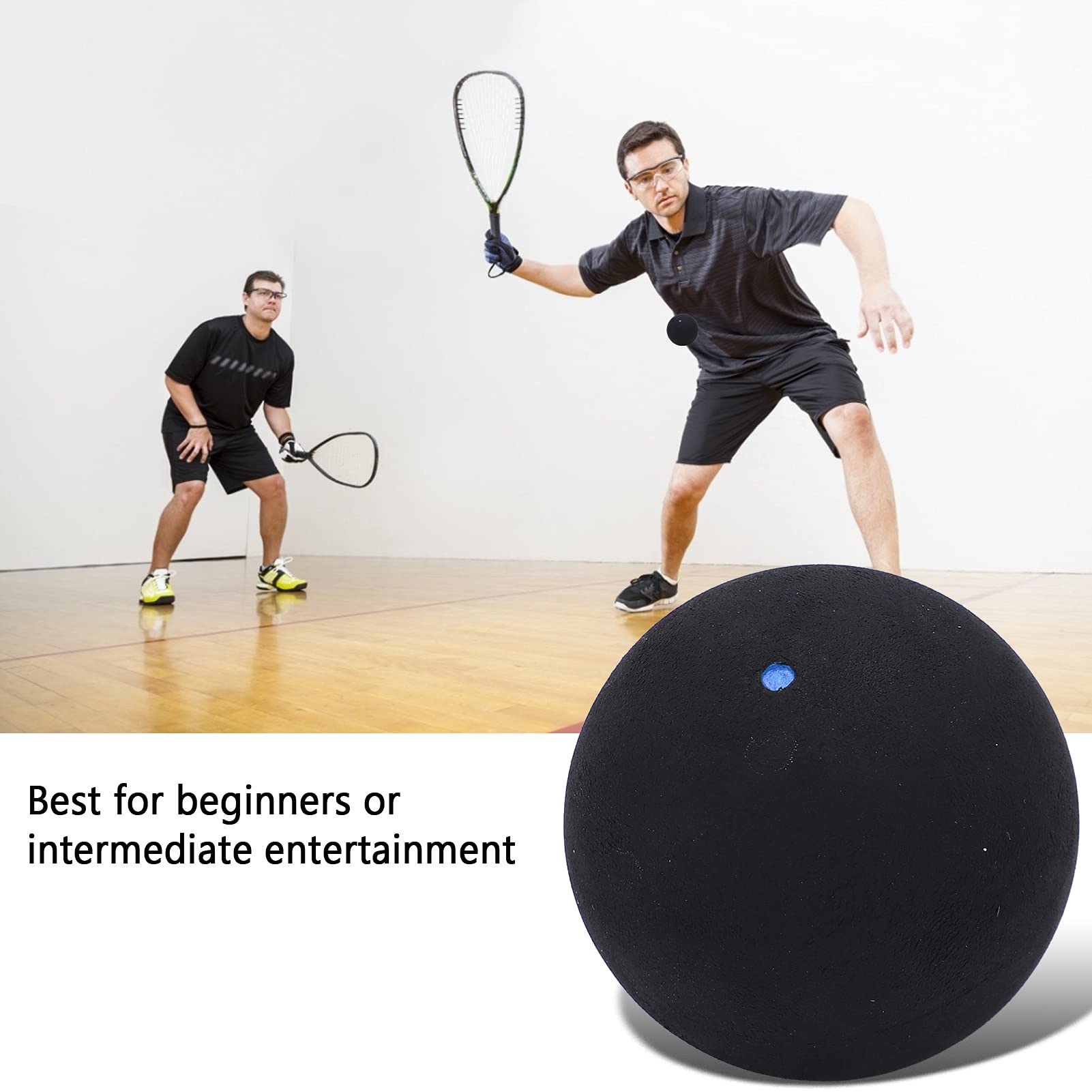 Meiyya Sports Squash Ball Sports Squash Ball Racquet Ball Ball Elastic Ball Squash Training,Professional Design Squash Ball Easy to Carry for Practice