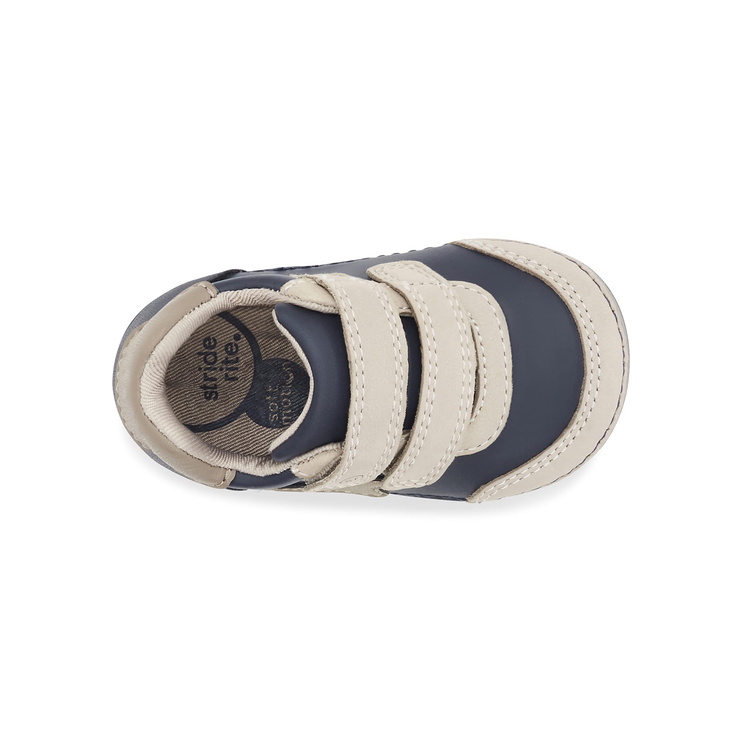 Stride Rite Baby Boys SM Kennedy Sneaker, Navy, 5 Wide Infant