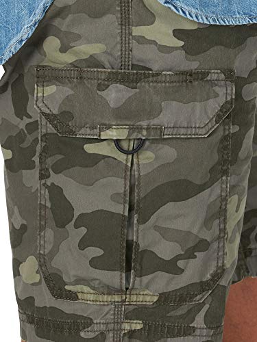 Lee Men's Extreme Motion Crossroad Cargo Short, Woodland Camo, 42