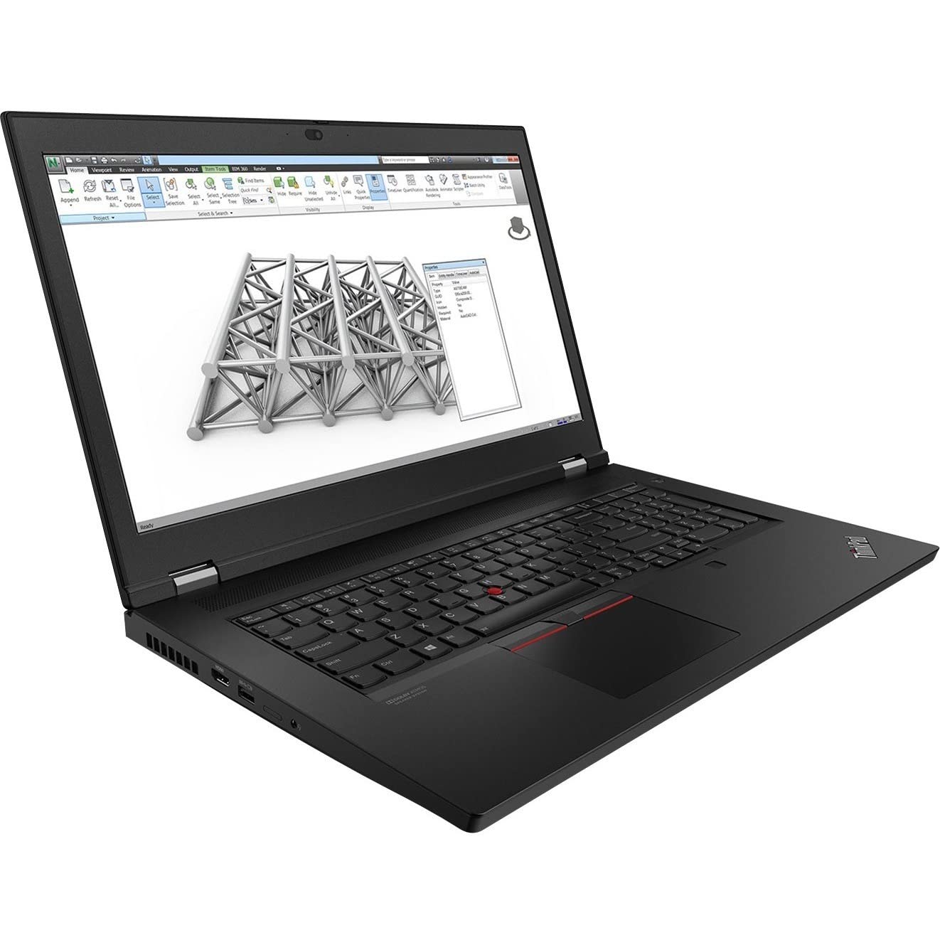 Lenovo ThinkPad P17 Gen 1 20SN004MUS 17.3" Mobile Workstation - 4K UHD - 3840 x 2160 - Intel Core i9 10th Gen i9-10885H Octa-core (8 Core) 2.40 GHz - 32 GB RAM - 1 TB SSD - Black - Windows 10 Pro