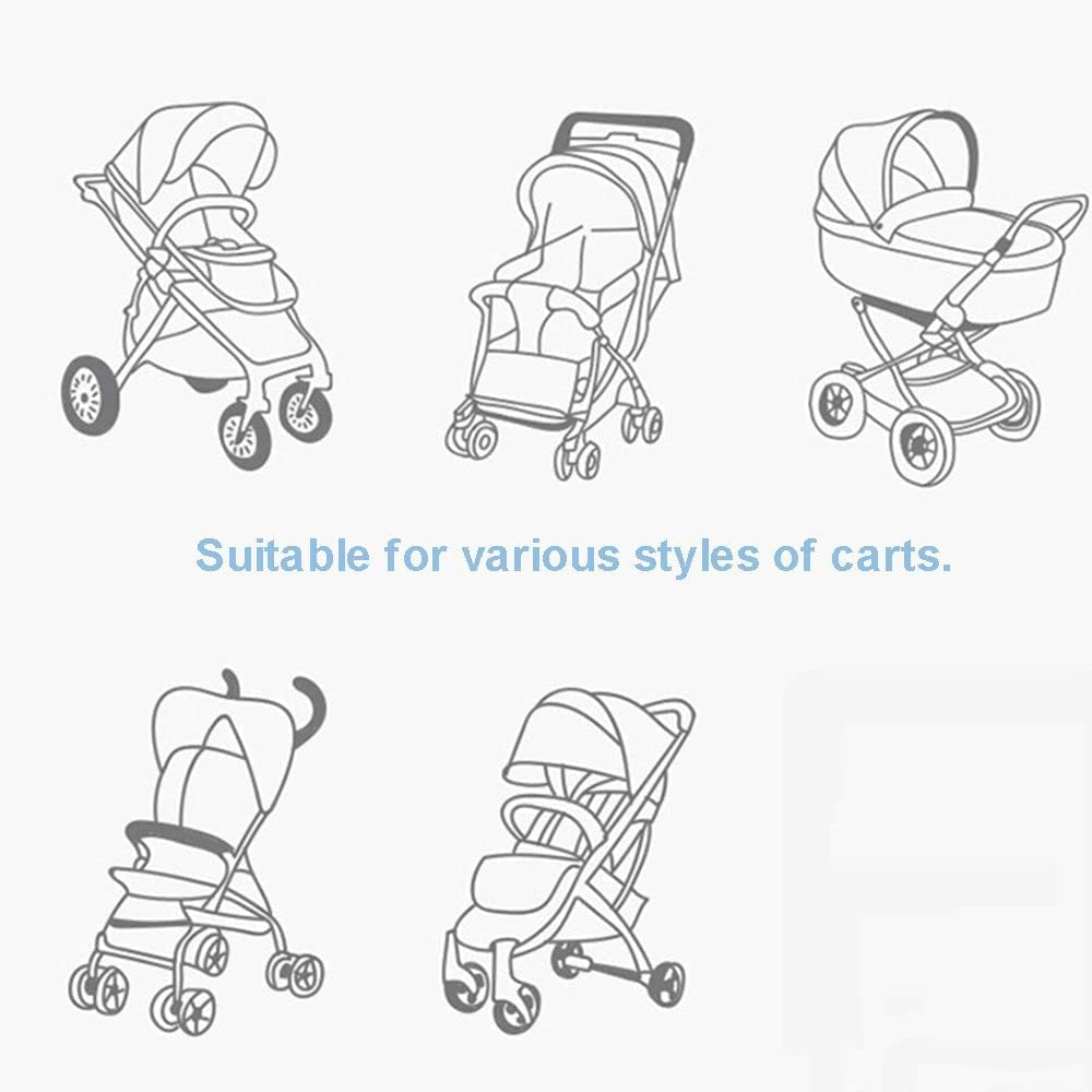 Stroller Accessories,Stroller Hooks,Cute Bear Model Baby Stroller Hooks Clips,Adjustable Multipurpose Hooks,for Stroller Organizer,Hanging Diaper Bags,Purse,Groceries.(4Pack,2 Style,Black)
