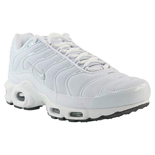 Nike Men's Air Max Plus Triple White, White/White/Black/Cool Grey, 11