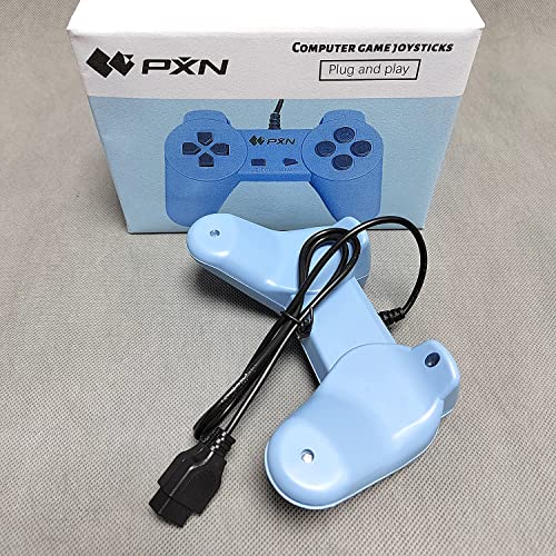 PXN-Computer game, joysticksGamepad Dual Shock Joystick Joypad for Desktop/Laptop & Steam/Roblox/RetroPie/RecalBox