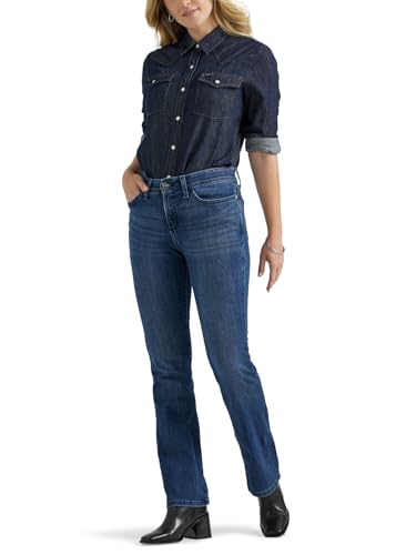 Lee Women's Ultra Lux Comfort with Flex Motion Bootcut Jean Open Seas 12 Medium