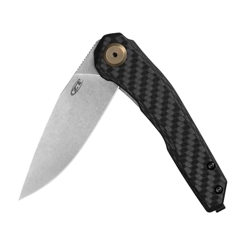 Zero Tolerance 0545, 3.2 inch Premium CPM MagnaCut Steel Blade, Carbon Fiber Handle, Pocketclip, Made in The USA,