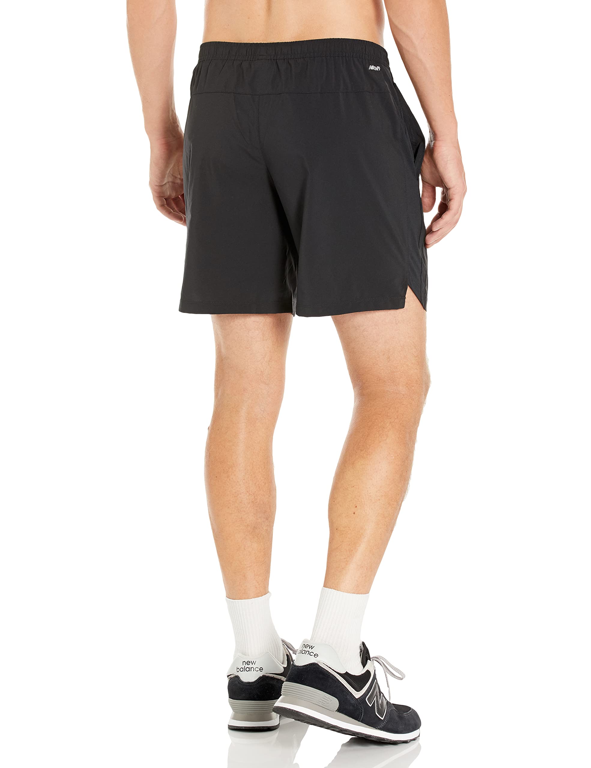 New Balance Men's Accelerate 7 Inch Short, Black, Medium