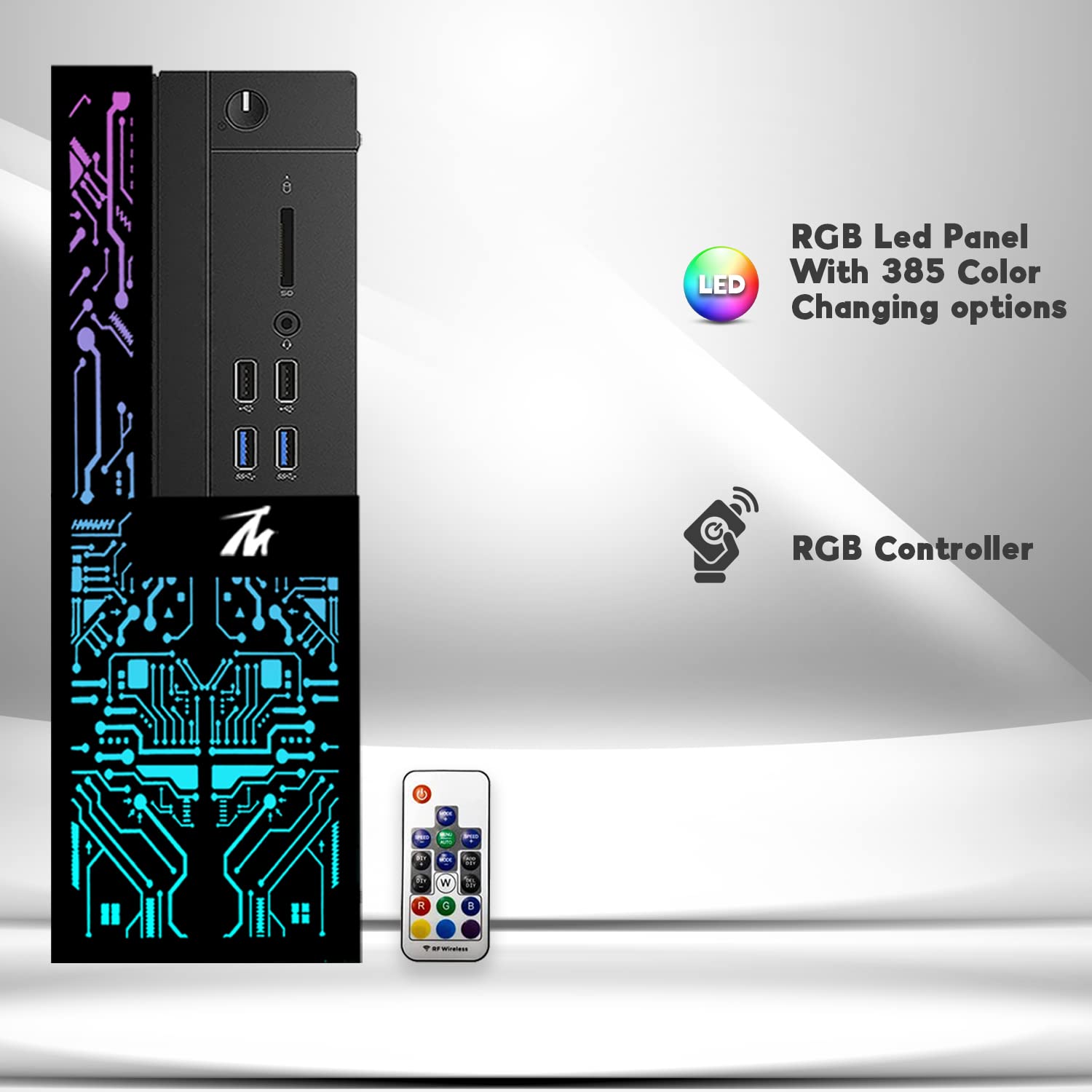 TechMagnet Computer Desktop PC, Intel Core i5-6500, Siwa 6, MTG Dual 22 Inch Monitor, 16GB RAM, 240GB SSD + 2TB HDD, 1GB Graphic Card, RGB Keyboard Mouse and Speaker, Cam, WiFi, Win 10 Pro (Renewed)