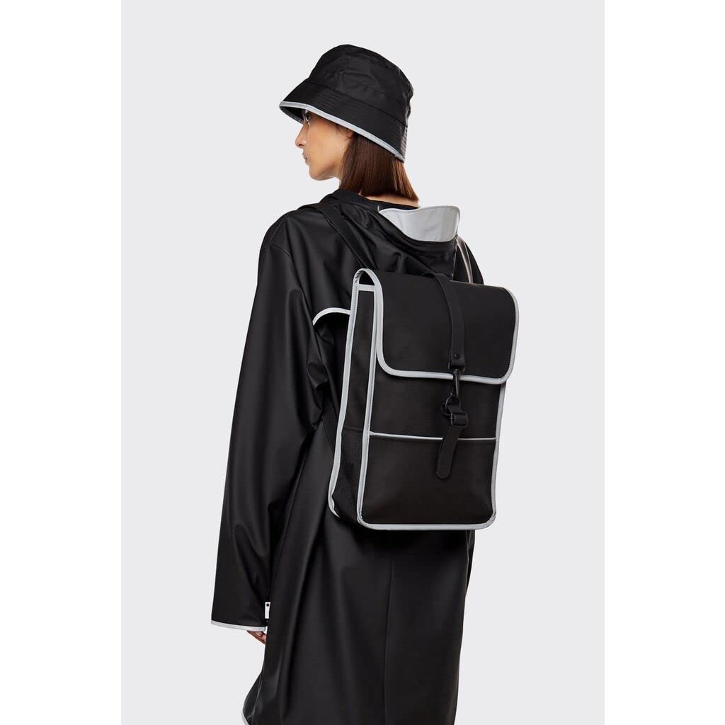 Rains Waterproof Backpack Mini Reflective | Black Reflective, 14080