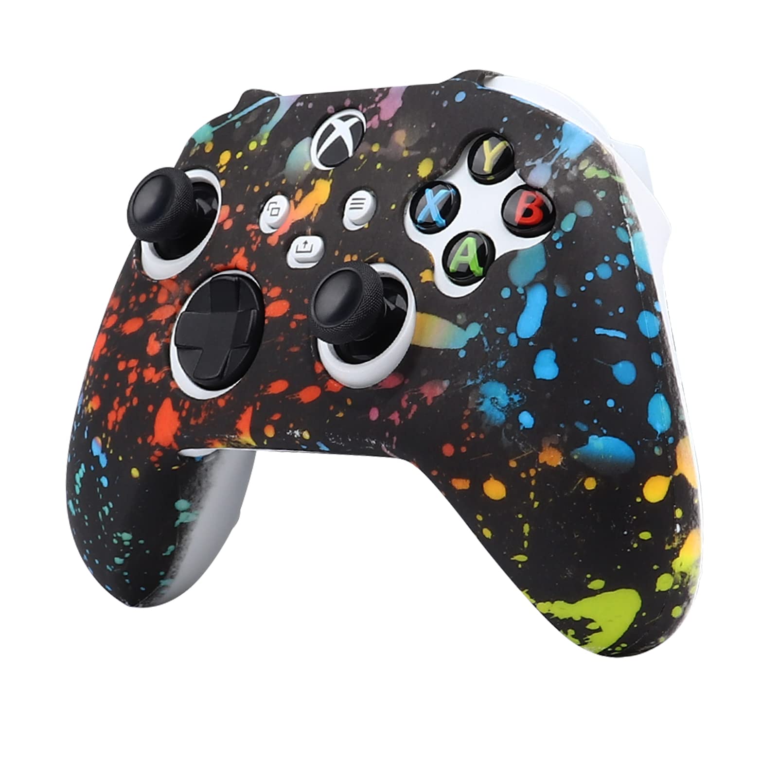 RALAN Controller Skins for Silicone Controller Cover Skin Protector Compatible for (Pink Pro Thumb Grip x 6)
