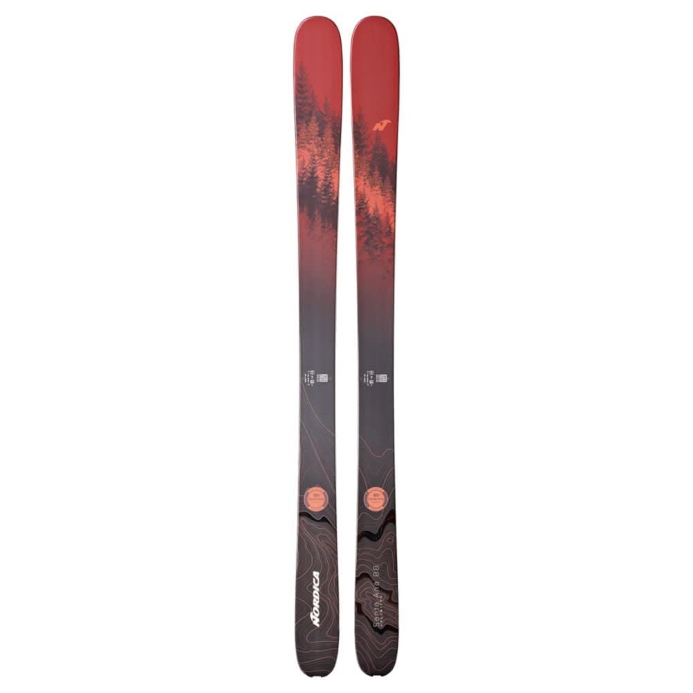 Nordica Women Santa Ana 88 Unlimited, Color: Maroon/Smoke, Size: 158