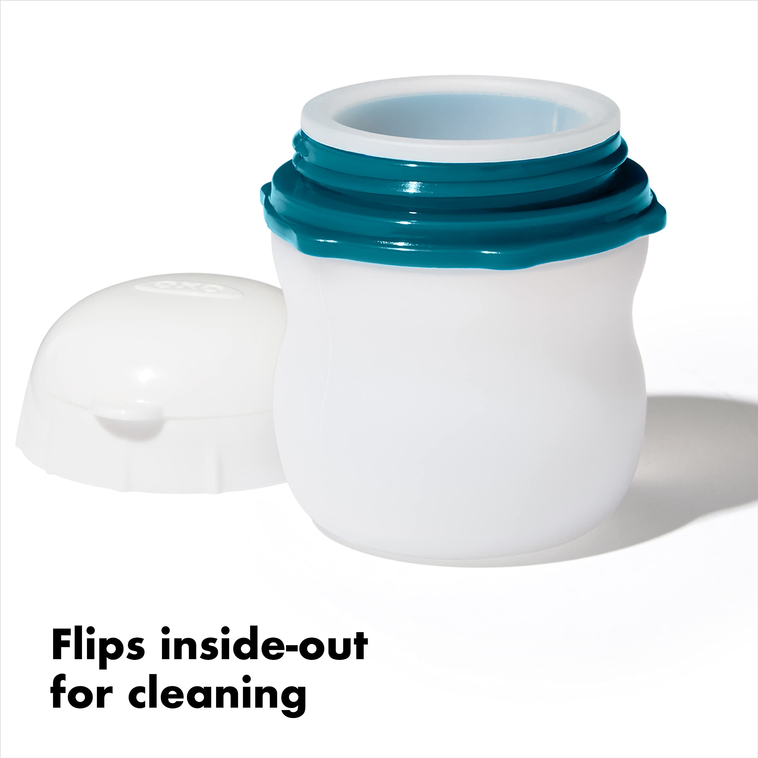 OXO Good Grips Salad Dressing Shaker and Prep & Go Leakproof Silicone Squeeze Bottles Bundle