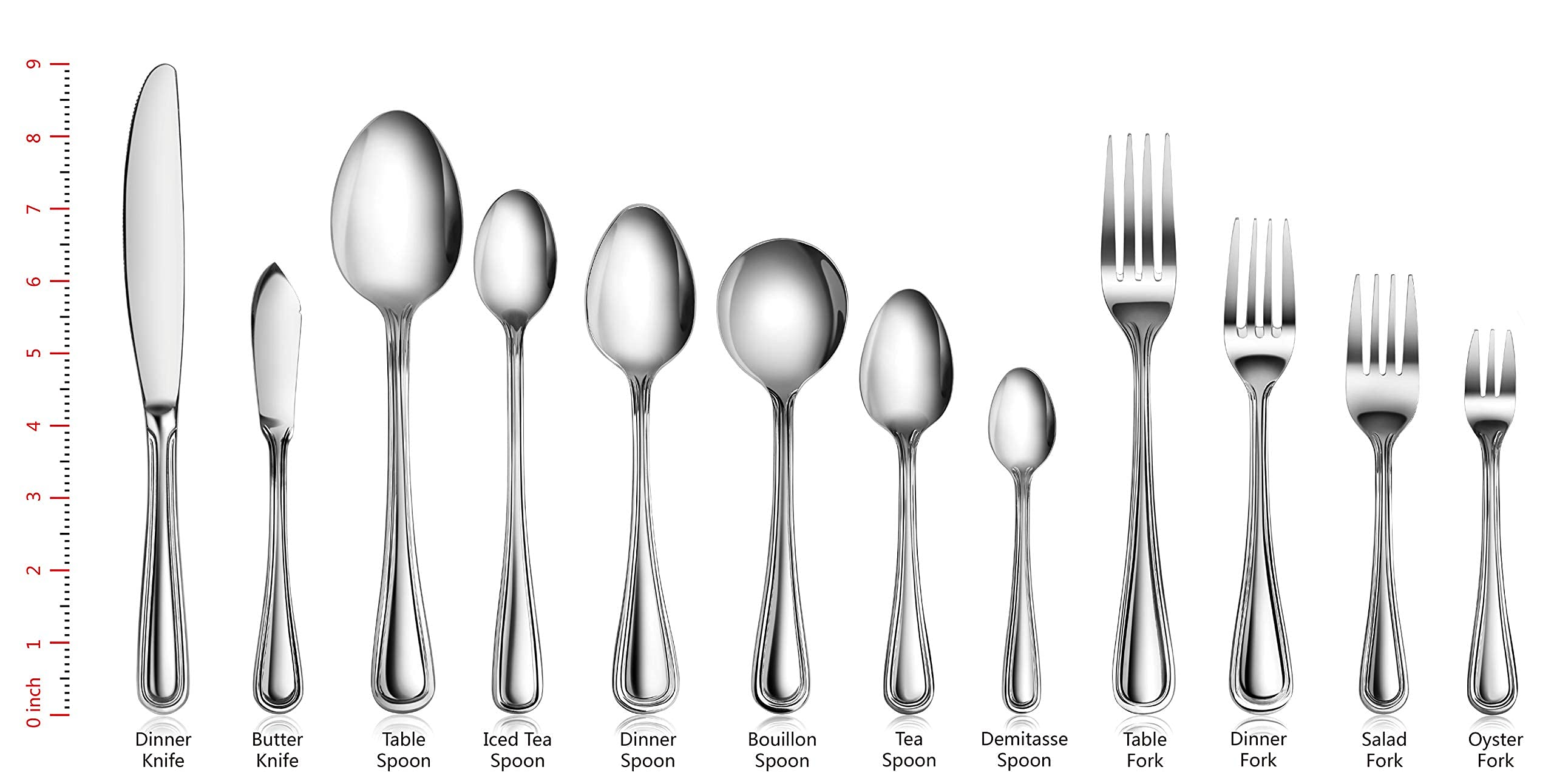 New Star Foodservice 58086 Slimline Pattern, 18/0 Stainless Steel, Oyster Fork, 5.4-Inch, Set of 12