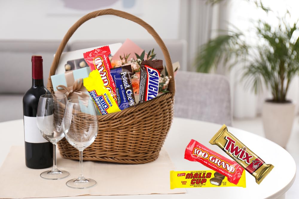King Size Chocolate Candy Bars - Chocolate Variety Pack Mothers Day Gift - Giant 20 Piece Chocolate Assortment - Fundraiser Candy Bars Full Size - Giant Chocolate Candy Bar Mix