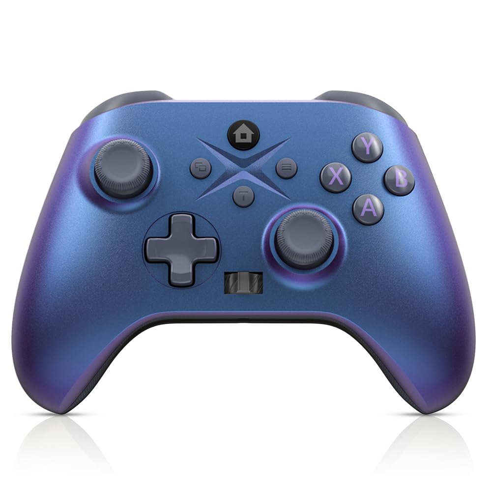 LENISUOLE Wireless Controller Replacement for Xbox Series, Compatible with Xbox One/X/S/Xbox Series S/X Gamepad Support Built-in Dual Vibration and Turbo Funtion/3.5mm Audio Jack-Blue