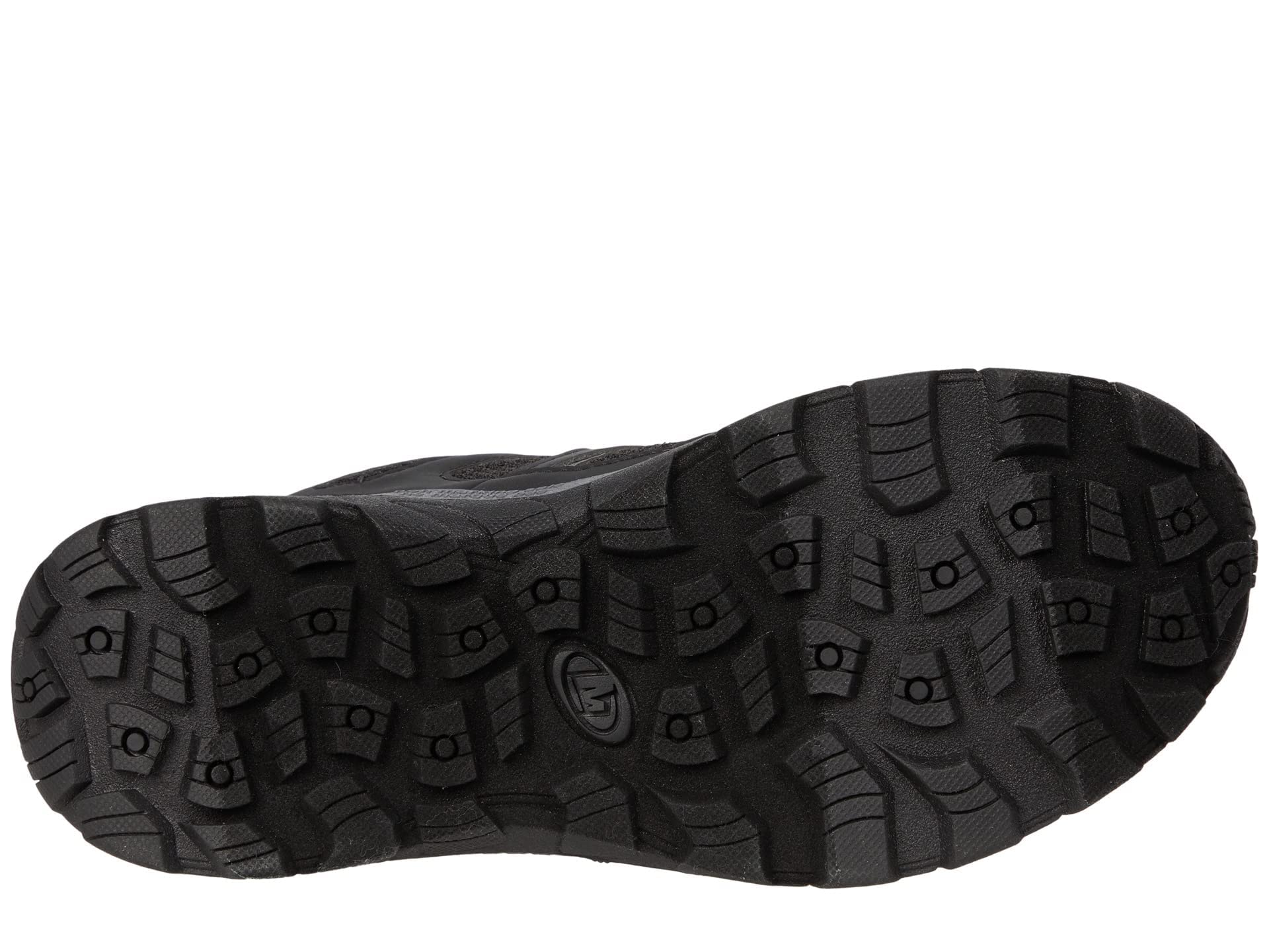 Merrell Oakcreek Low Lace WTRPF Hiking Sneaker, Black/Grey, 6.5 US Unisex Big Kid
