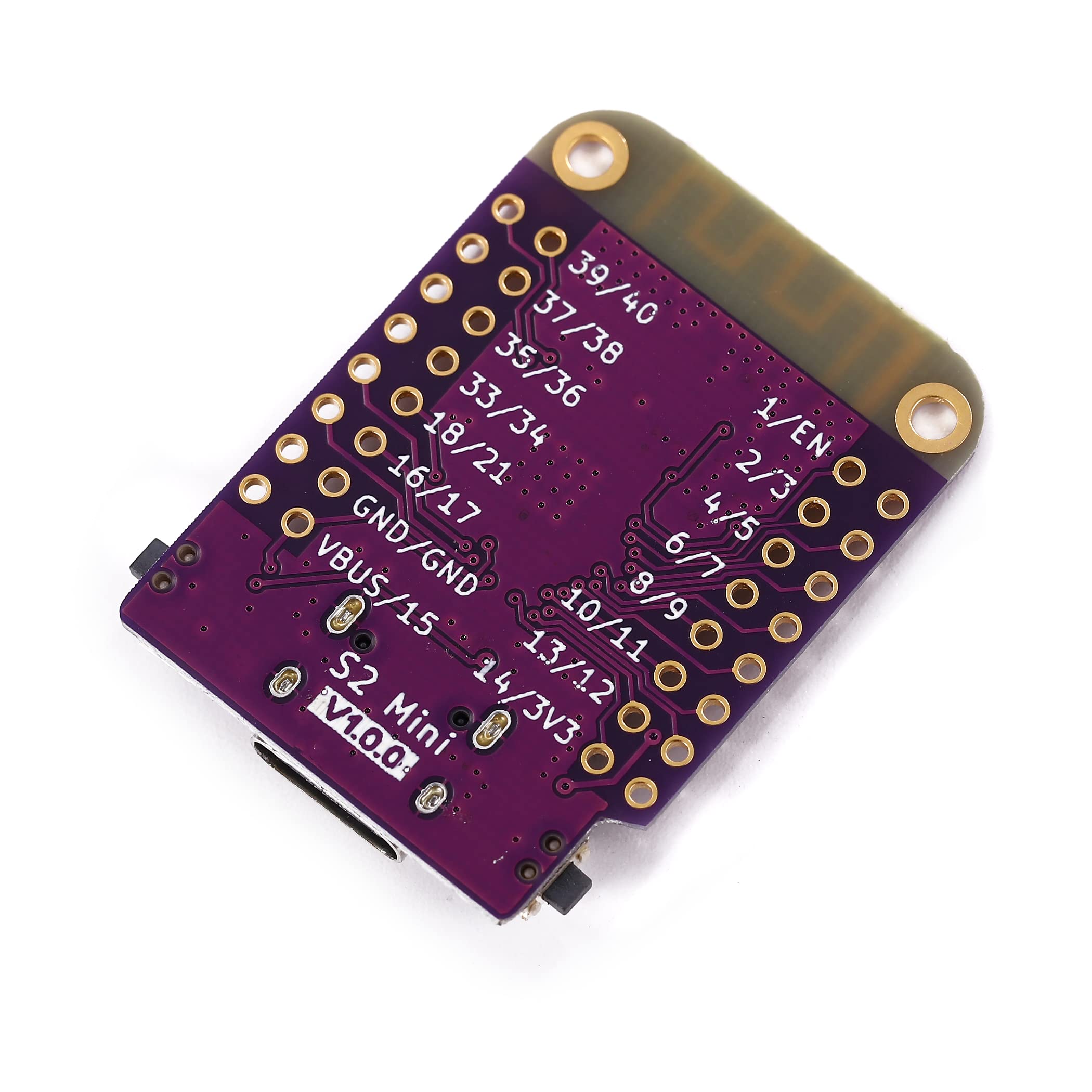 Teyleten Robot ESP32 S2 Mini V1.0.0 WiFi Board Based ESP32-S2FN4R2 ESP32-S2 4MB Flash 2MB PSRAM for MicroPython 3pcs