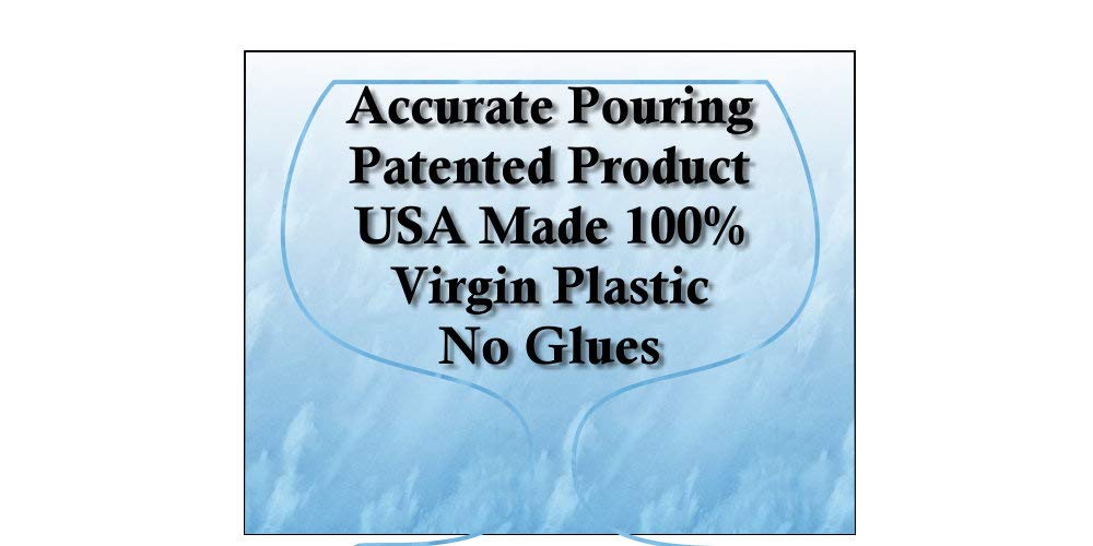 Precision Pour Measured Pourers With BUG & DUST FLAP 1 Oz"BLUE" Measured Pour. #1 Selling Brand- 10 Per Pack, Made entirely in the USA