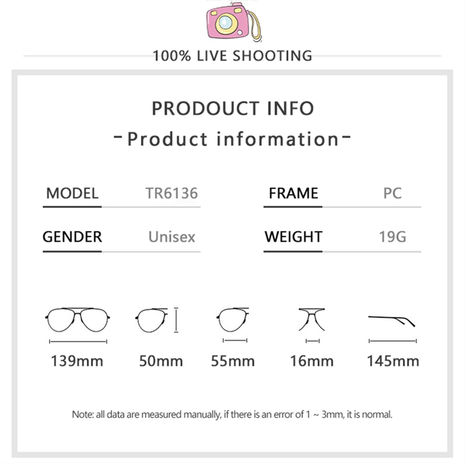 Reading Glasses, Metal Anti Blue Light Blocking Glasses, Fashion Square Frame Computer Readers, Women Round Eyewear (Color : Pink, Size : +2.5)
