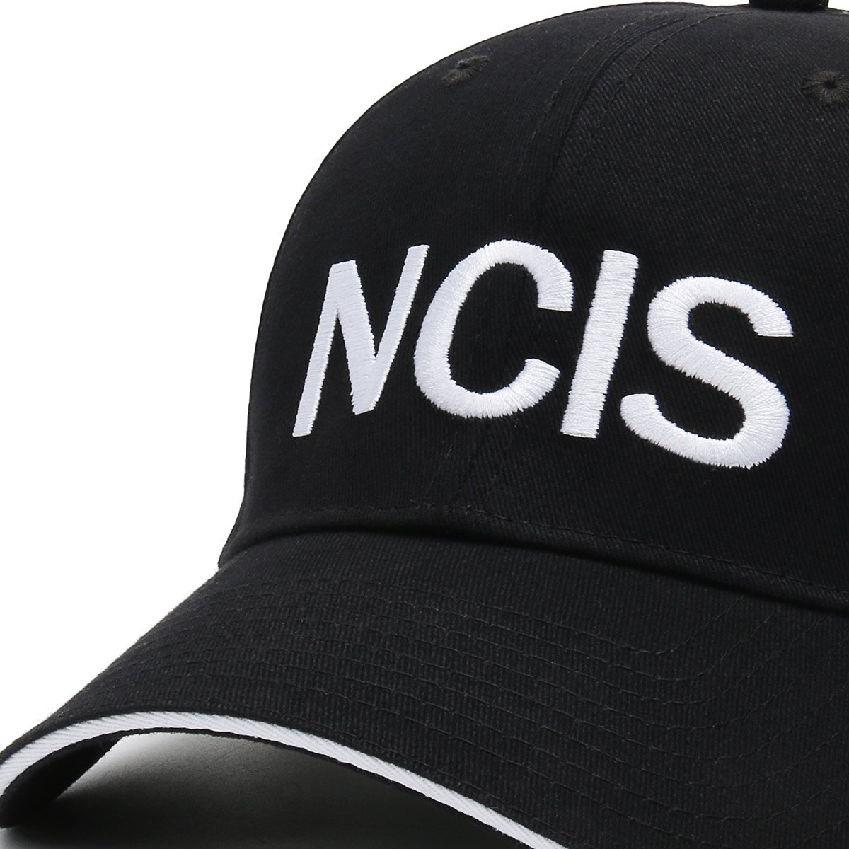 LishufenST NCIS Special Agents Cap Naval Criminal Investigative Service Embroidered Adjustable Cotton Baseball Cap Hat (Black)