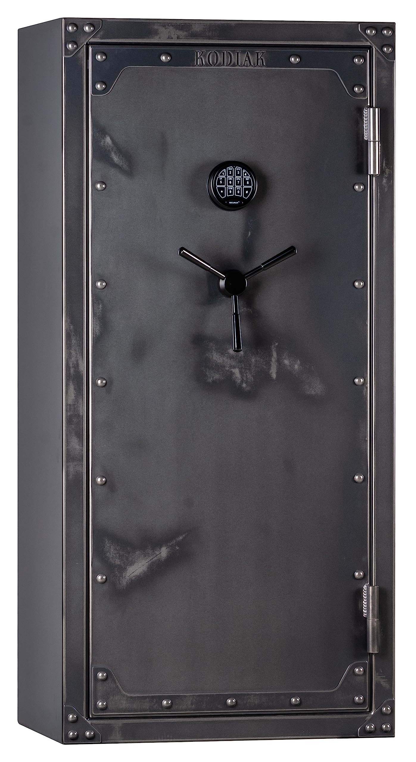 Kodiak Home Gun Safe for Rifles & Pistols | KSX5928 by Rhino Metals with New SafeX Security System | 48 Long Guns & 6 Pistol Pockets | 60 Minute Fire Protection | Antiqued Finish | 435lbs