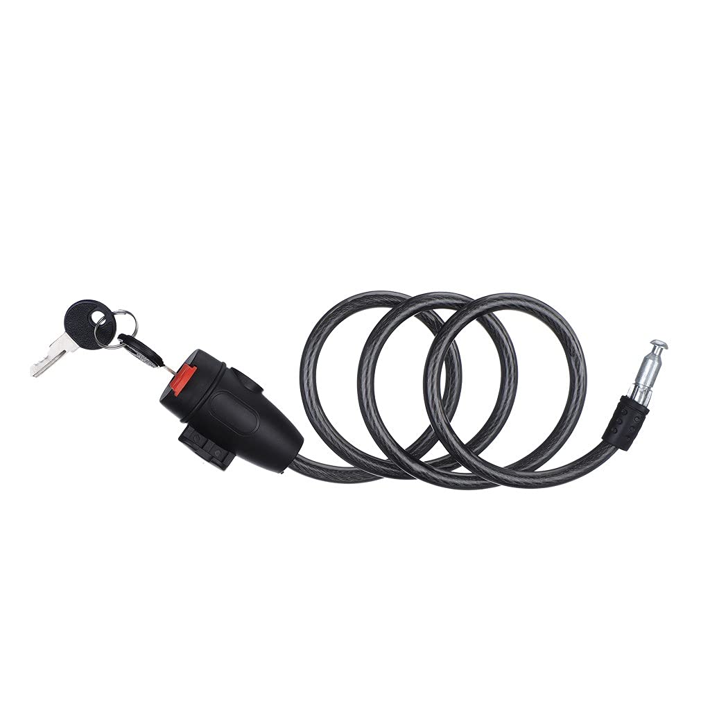NSQFKALL Combination Security Cycling Lock Block Bike Bicycle Key Cable Bike Accessories Road Bike Pump Adapter