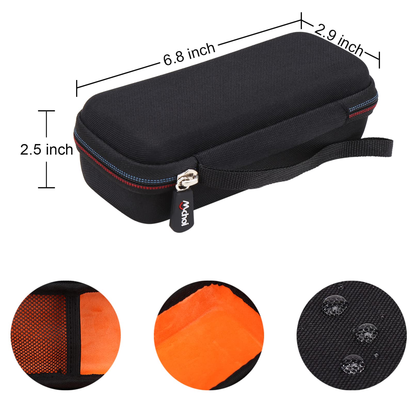 Mchoi Hard Portable Case Compatible with Micro Touch Solo Rechargeable Full Body Trimmer and Shaver(Case Only)