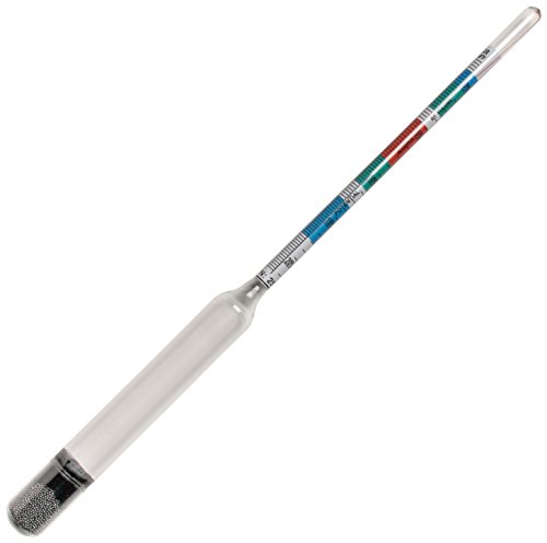 SP Bel-Art, H-B DURAC Triple Scale Beer and Wine Hydrometer, Glass (B61807-7100)