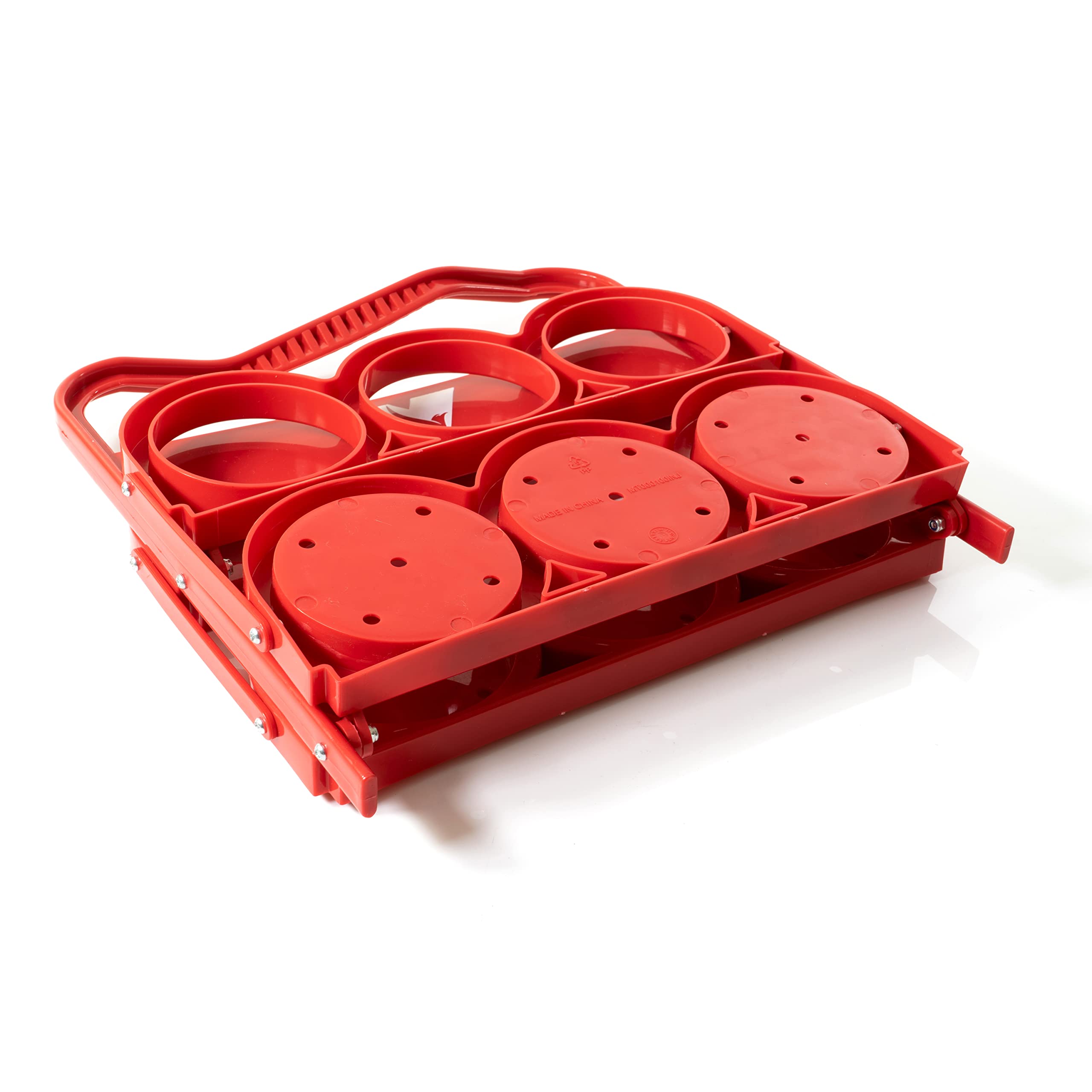 Vametolio Foldable Drink Carrier - Premium Plastic Beverage Caddy - Holder For Small, Med and Large Drinks - For Home Delivery, Catering, Car and Restaurant