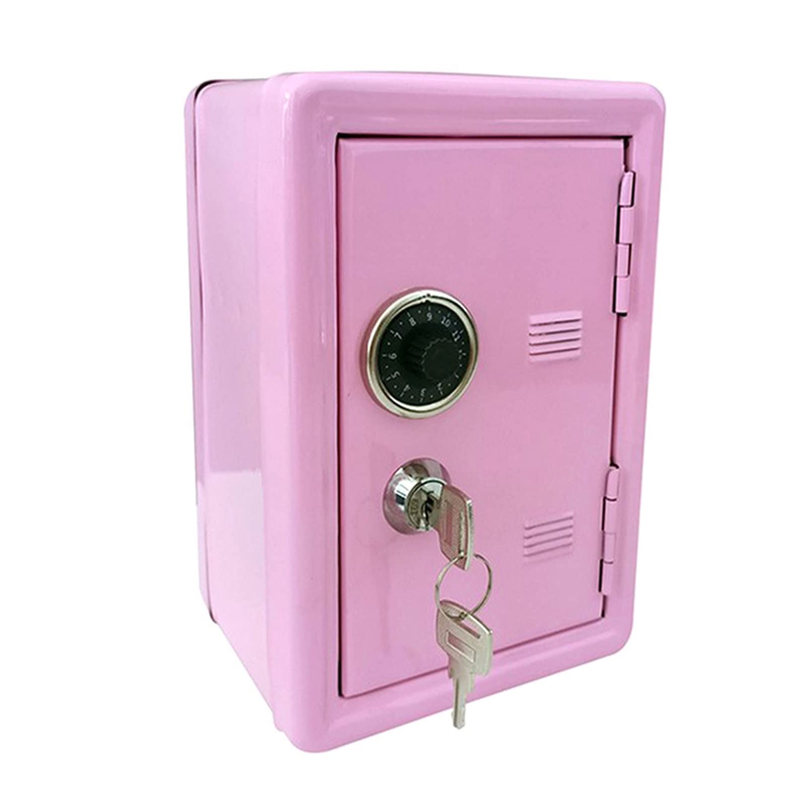 RORUN Small Safe Safe Organizer Iron Box Piggy Bank Metal Mini Cabinet Cash Box