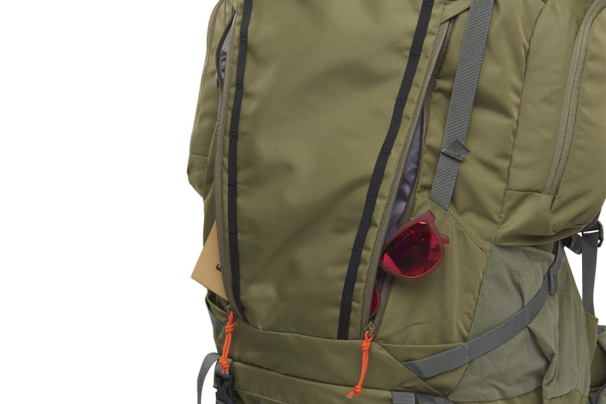 Kelty Coyote 60-105 Liter Internal Frame Backpack - Hiking, Backpacking, Travel, Hydration Compatible, Fully Adjustable (65L / Lyons Blue)