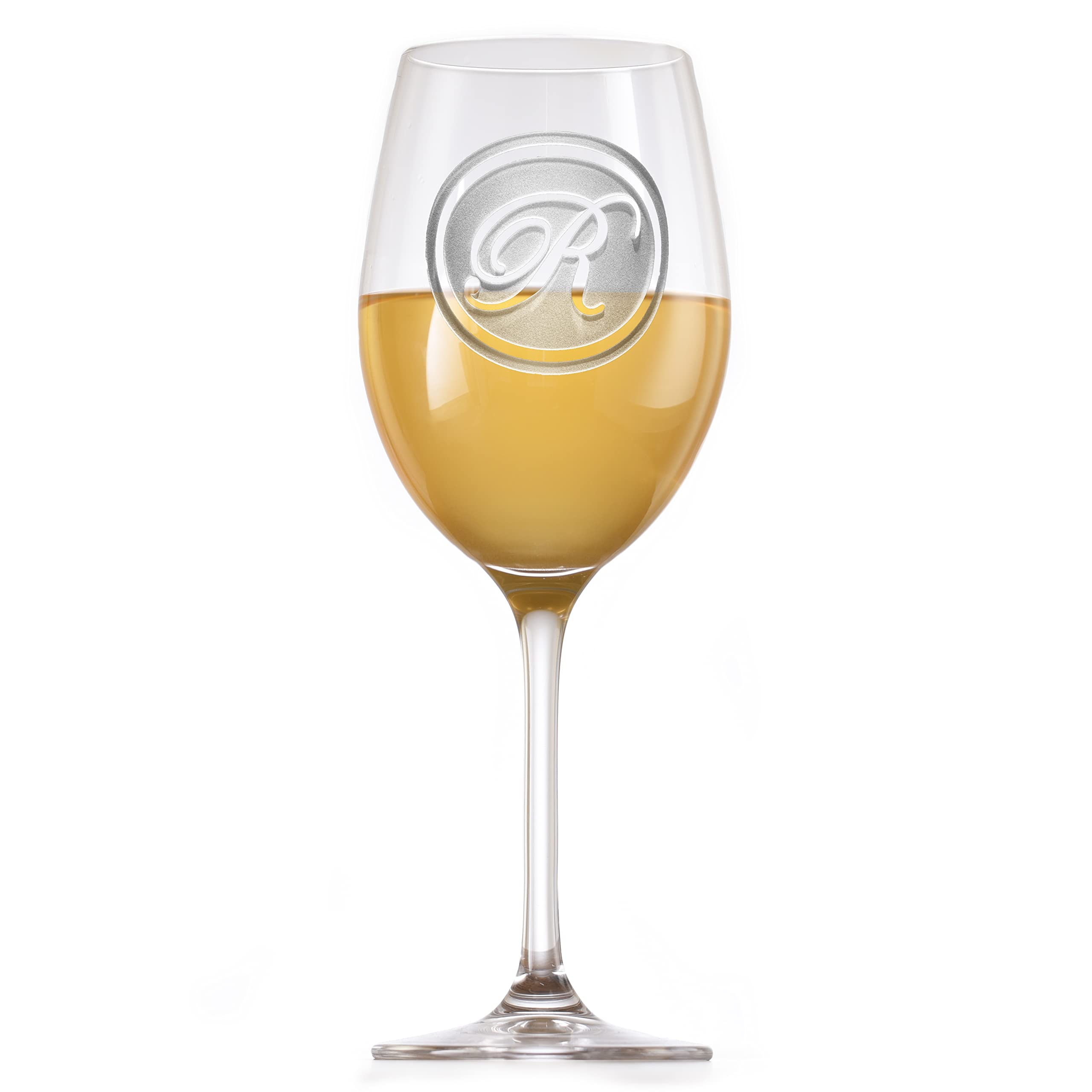 Monogram Engraved Wine Glass (Set of 2)