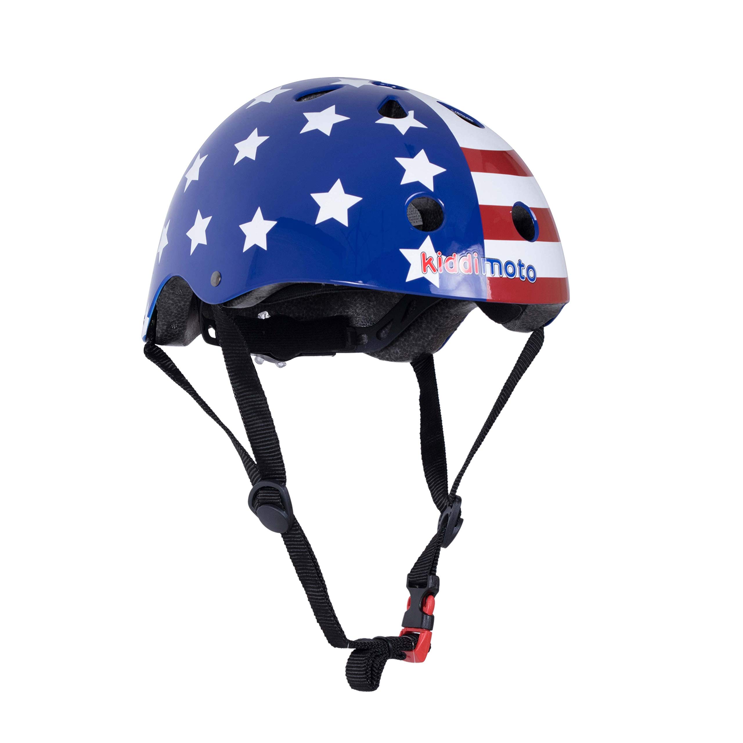 Kiddimoto Kids Patterned Helmet (USA, Small)