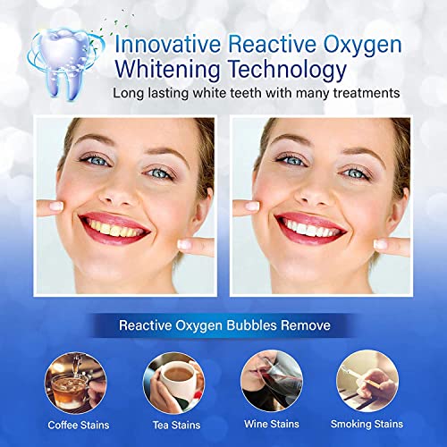 Teeth Whitening Strips, Non-Sensitive Teeth Whitening Kit 14 Sets Teeth Whitener for Tooth Whitening, Aids in The Removal of Smoking, Coffee, Soda, and Wine Stains