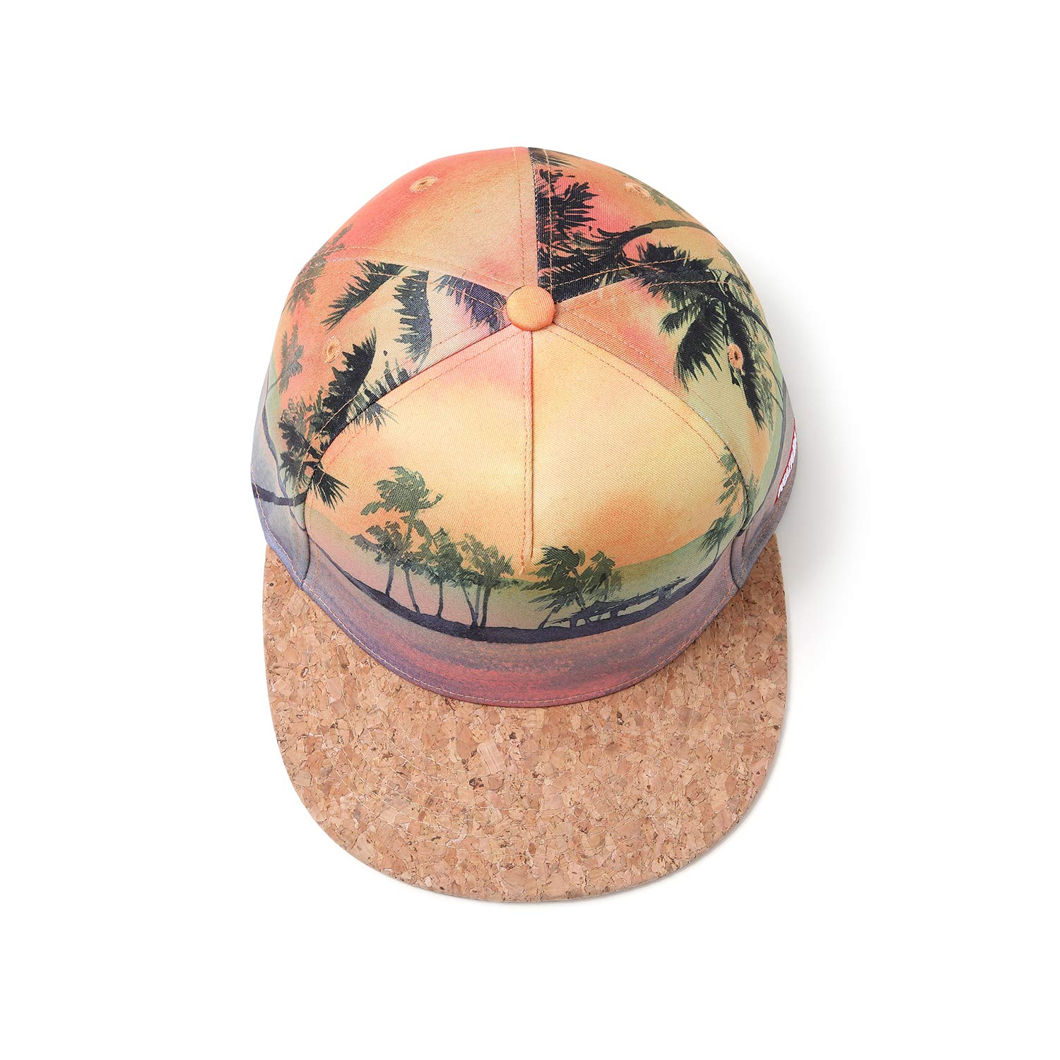 NUZADA Snapback Hats for Men Flat Bill Hat Hip Hop Style Originales Print Adjustable Flat Brim Baseball Cap Yellow