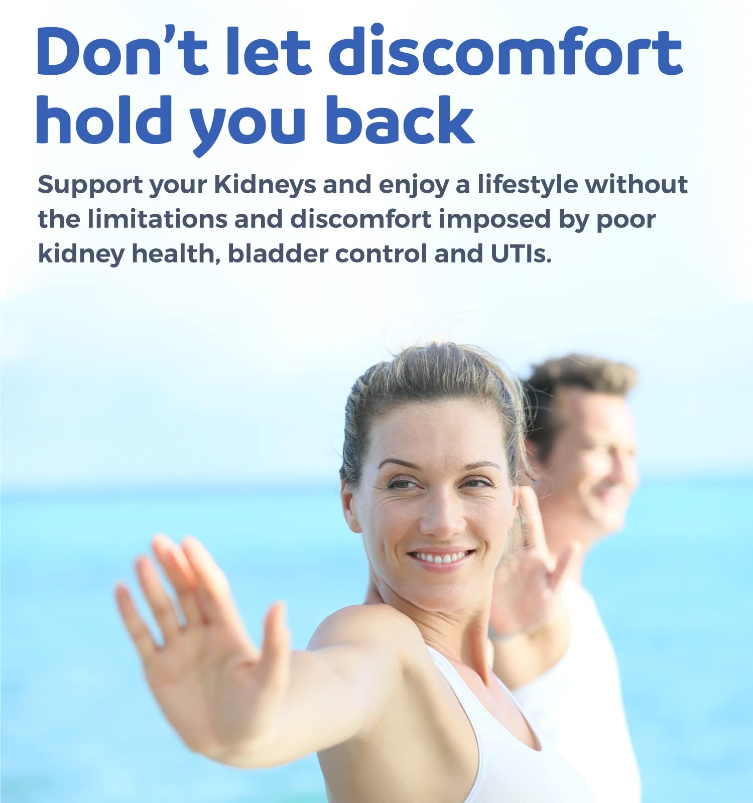Kidney Cleanse Detox & Repair (Non-GMO) Support Urinary Tract and Bladder Control - Powerful VitaCran Cranberry Extract & Natural Herbs - Kidney Health Supplement - 60 Vegetarian Capsules (No Pills)