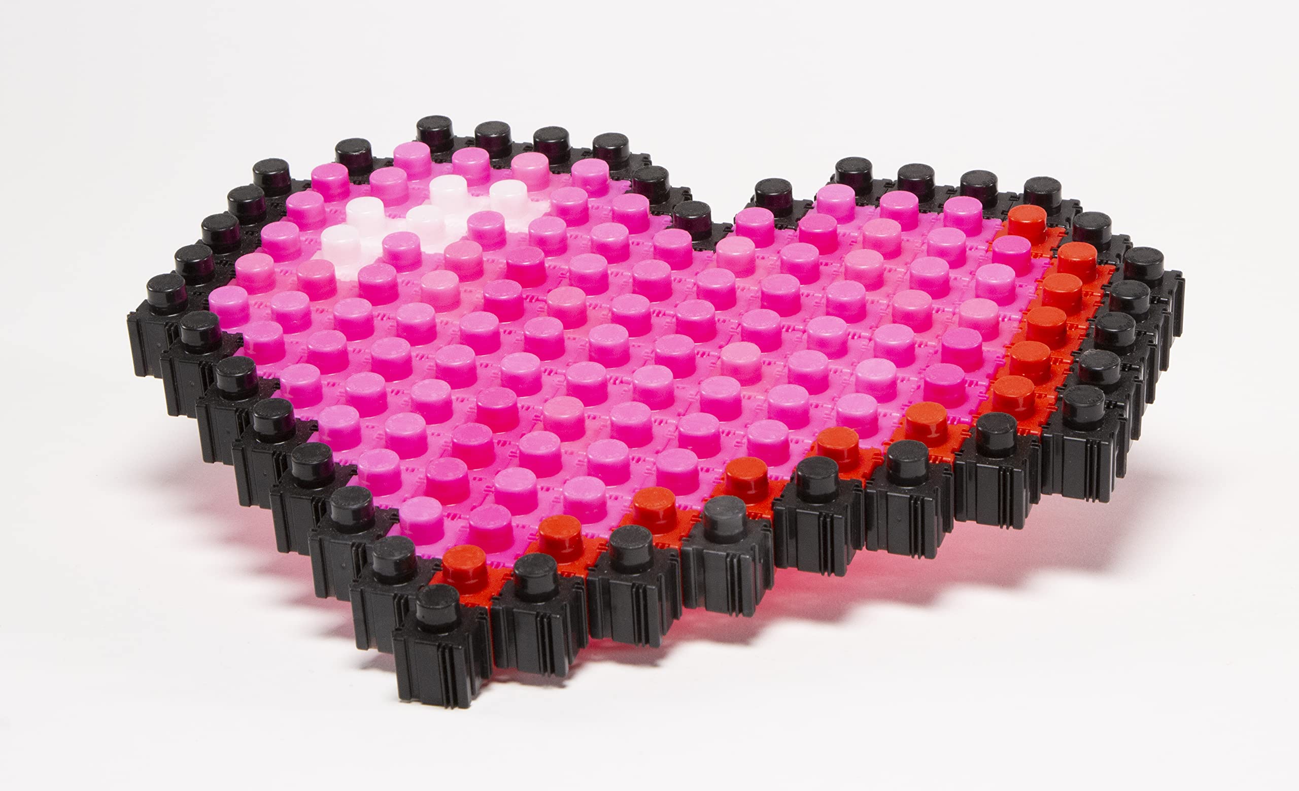 Snapo Pixels 150pcs Blocks 7 Years and Up - Six-Sided Interlocking Pixel Assembly Blocks to Build Creatures and Objects - Unisex STEM Toys for 7-Year-Old Boys and Girls (150pcs)