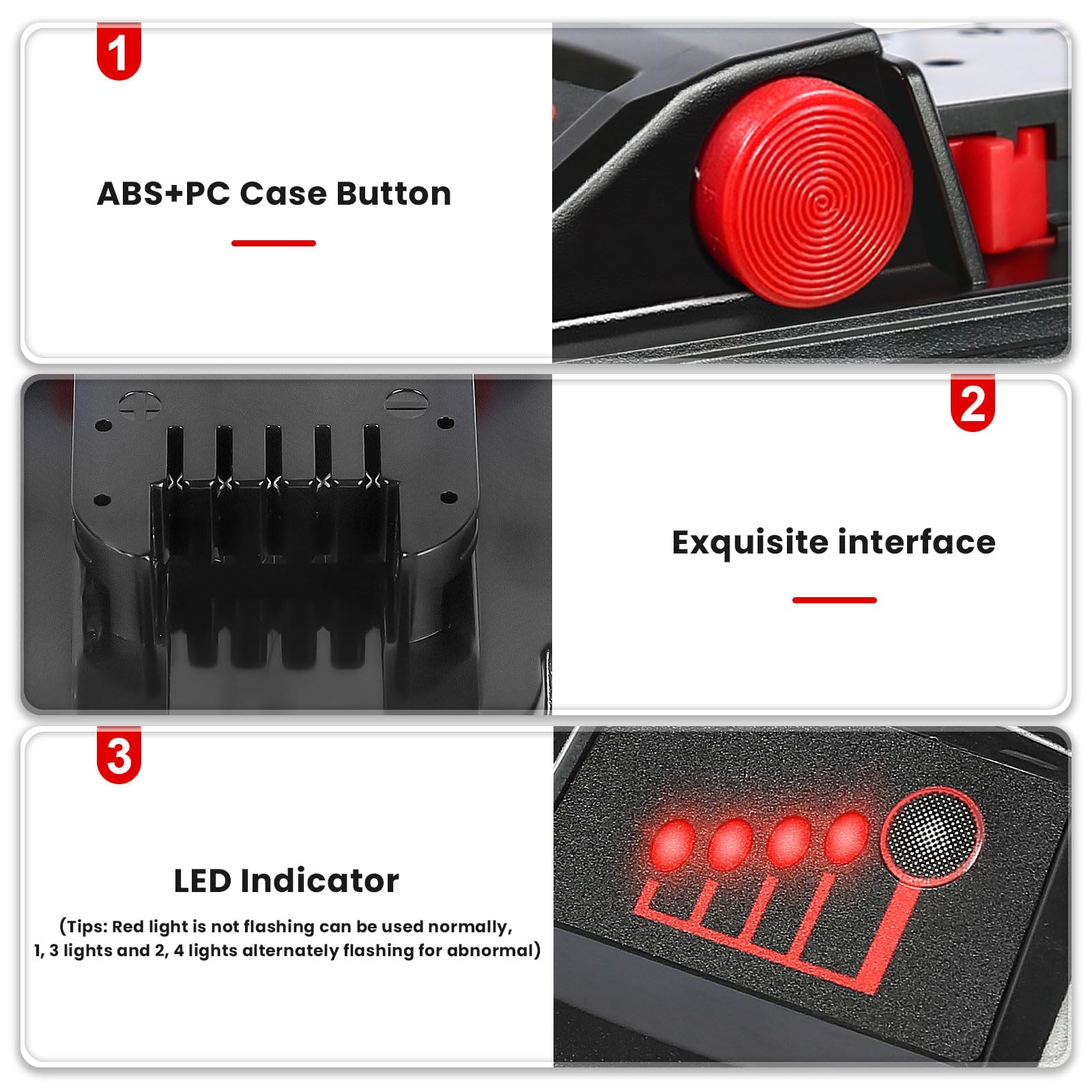 Lomrige 18V Battery Replacement for Milwaukee M18 Battery 12.0Ah 48-11-1850 48-11-1840 48-11-1815 48-11-1820 48-11-1852 48-11-1828 48-11-1822 Cordless Power Tool