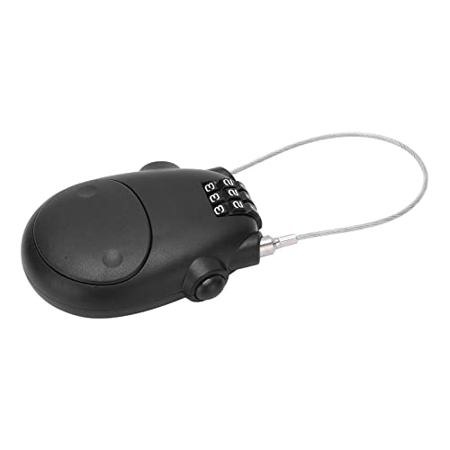 Retractable Cable Lock, High Precision Antitheft Password Combination Lock for Luggage Backpacks Trolley Case Travel